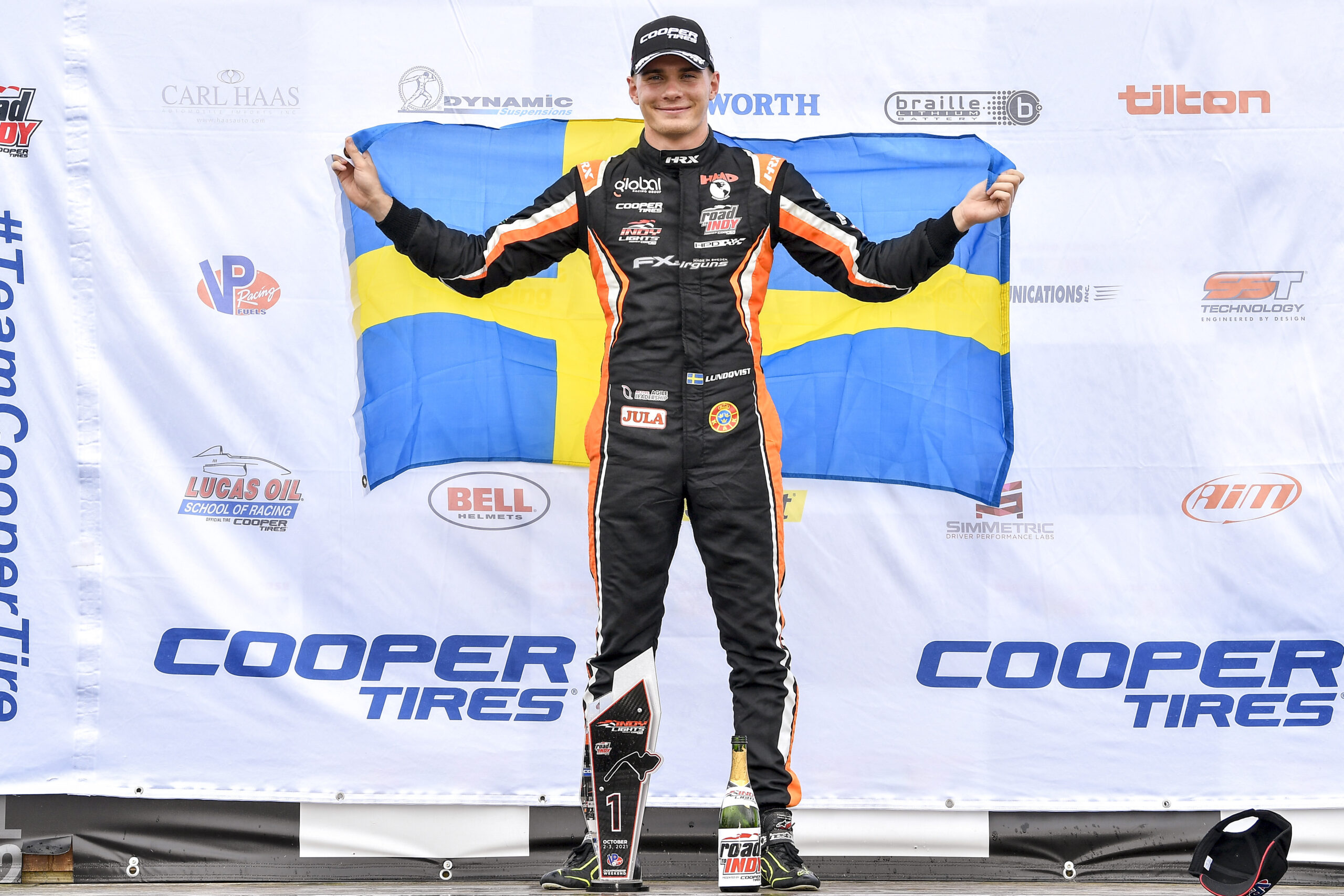 Linus Lundqvist tog ännu en seger i Indy Lights - Formula Nordic